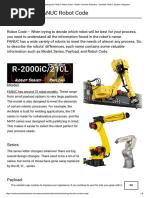 Fanuc robot mastering pdf | PDF