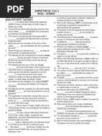 First Term Exam Phe JSS1 | PDF | Physical Fitness | Skeletal Muscle