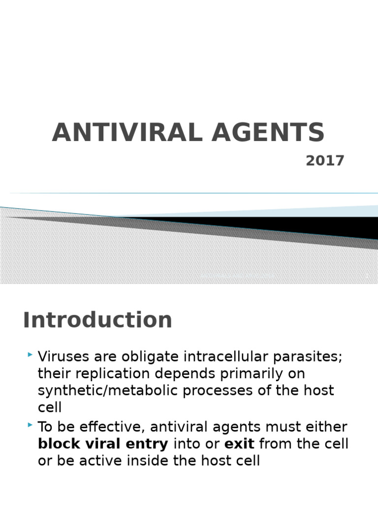 Antiviral Agents and ARVs | PDF | Management Of Hiv/Aids | Antiviral Drug