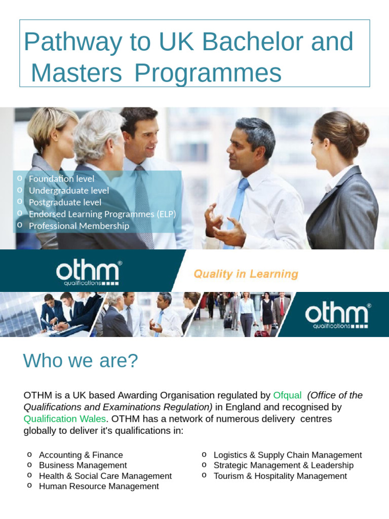 Othm-Uk 2018-01 | PDF | Academic Degree | Master's Degree