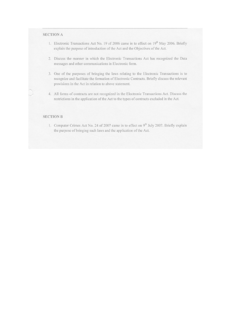 Cyber Law Paper | PDF