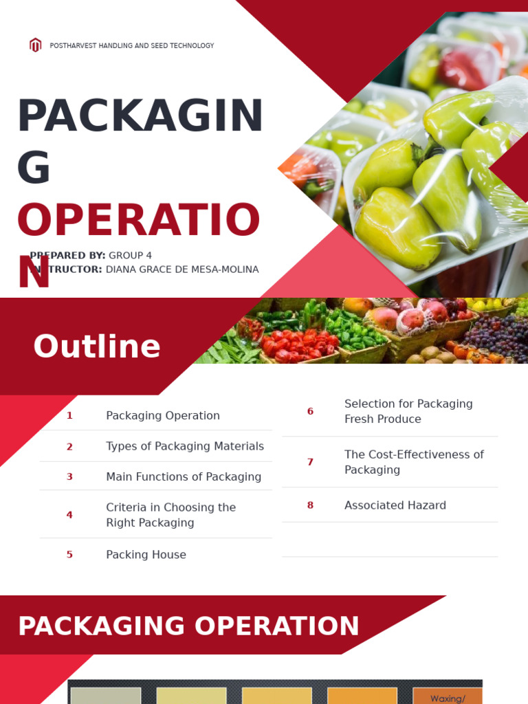 Postharvest Packaging Techniques Guide | PDF | Packaging And Labeling ...