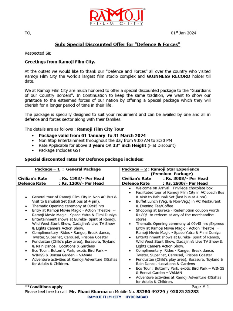 RFC Defence Proposal Letter Jan - 2024 | PDF