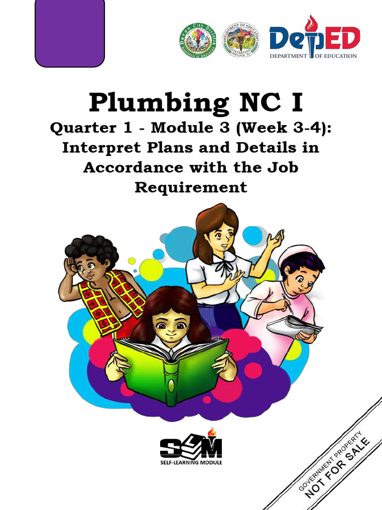 Q1 Plumbing NC I 9 - Module 3 (W3-4) | PDF | Plumbing | Pipe (Fluid ...
