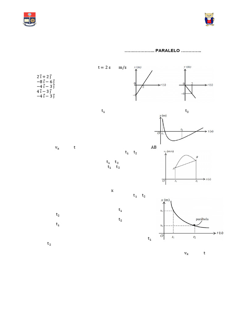 Hoja 06 | PDF | Aceleración | Velocidad