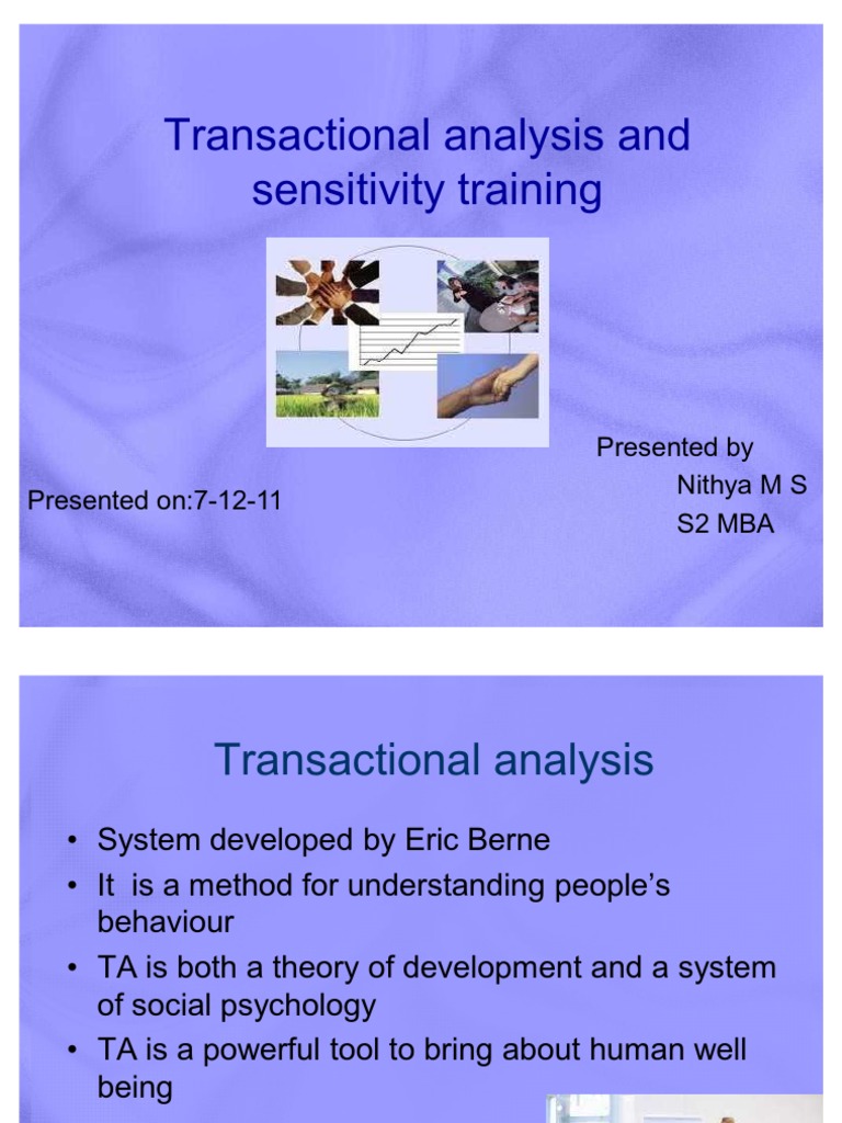 Transactional Analysis Training Overview | PDF