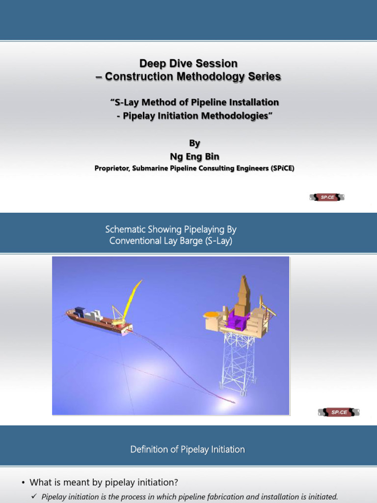 Pipe Lay Initiation Presentation 1 | PDF