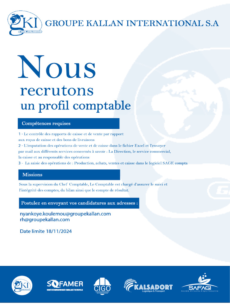 Affiche RH Comptable | PDF