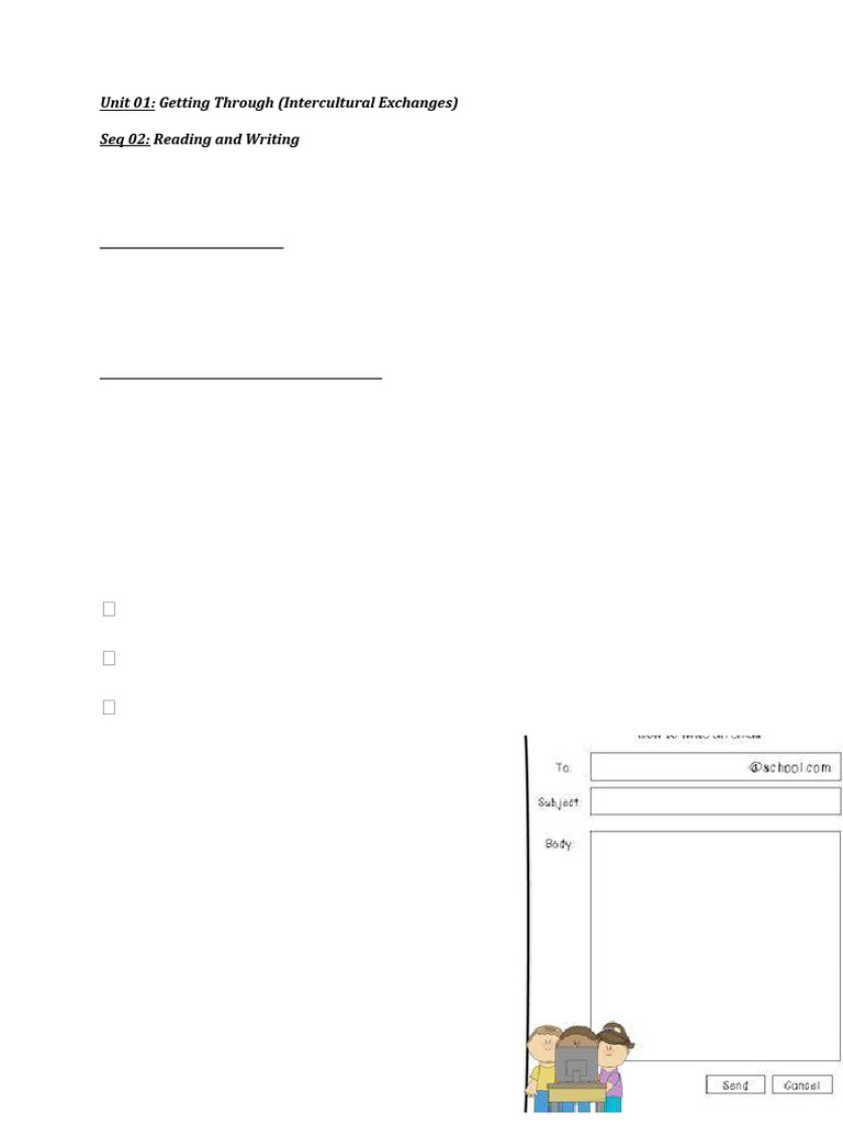 Email Writing and Frequency Adverbs Guide | PDF | Questionnaire | Adverb