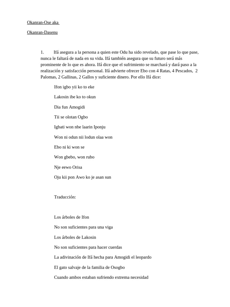 8-15 Okanran Ose 2 | PDF | Religión y espiritualidad