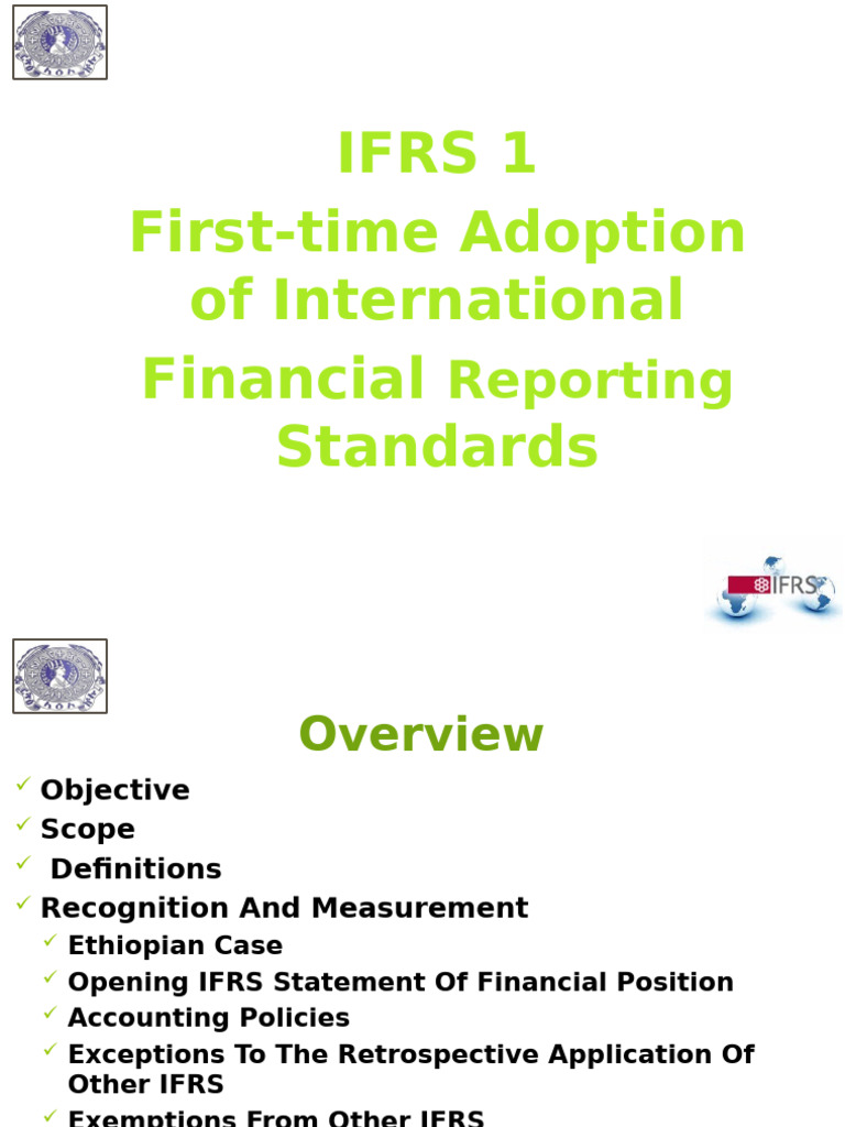 Ifrs 1 | PDF | International Financial Reporting Standards | Balance Sheet