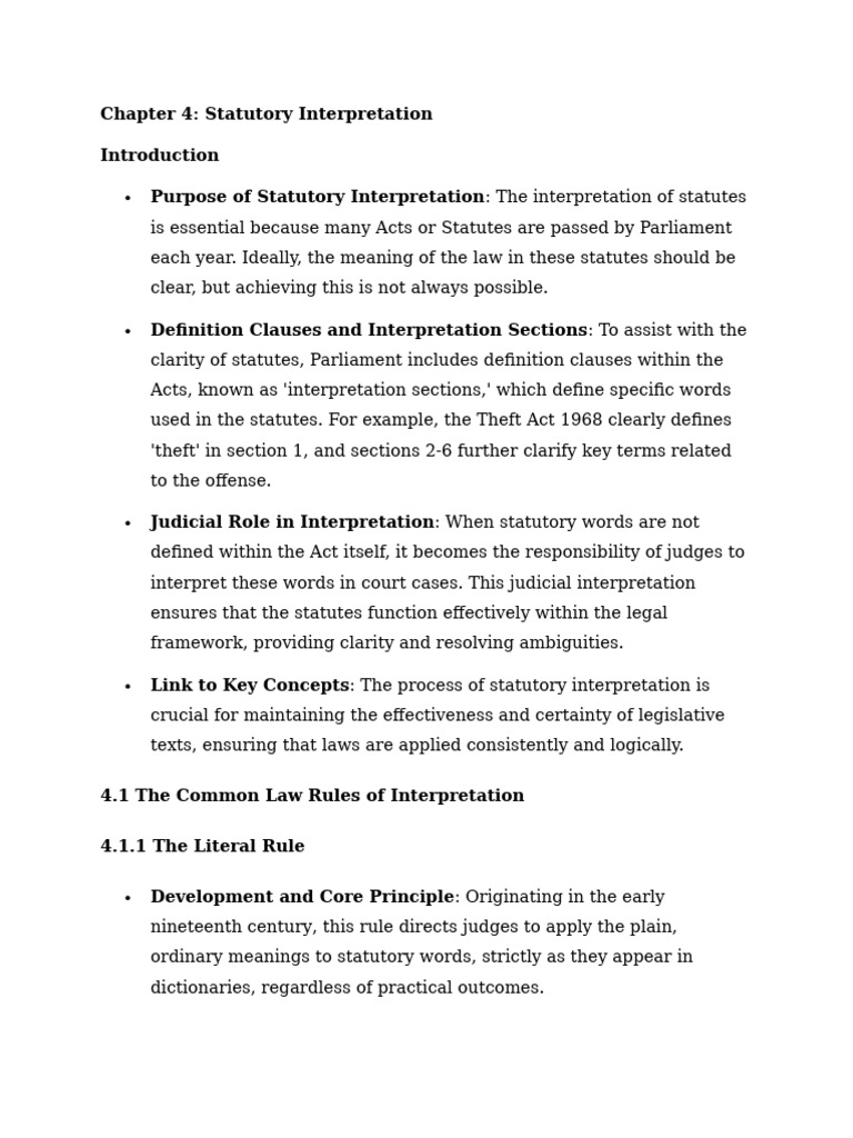 Understanding Statutory Interpretation | PDF | Statutory Interpretation ...