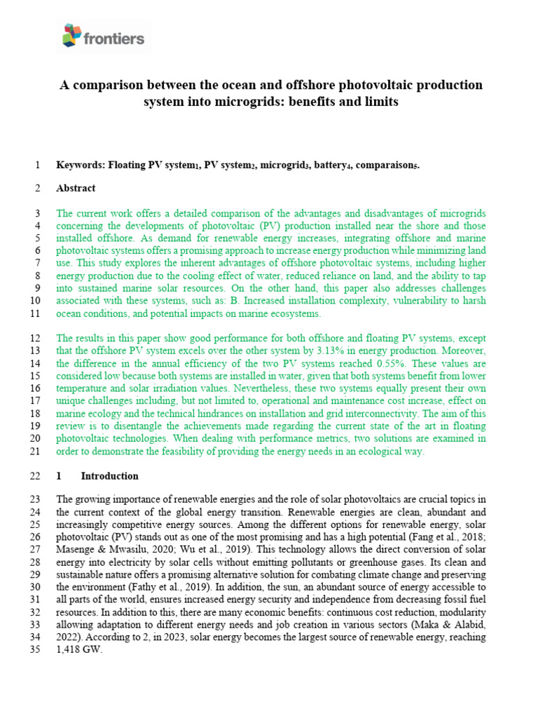 Frontiers Chaima Corr 2 | PDF | Distributed Generation | Photovoltaics