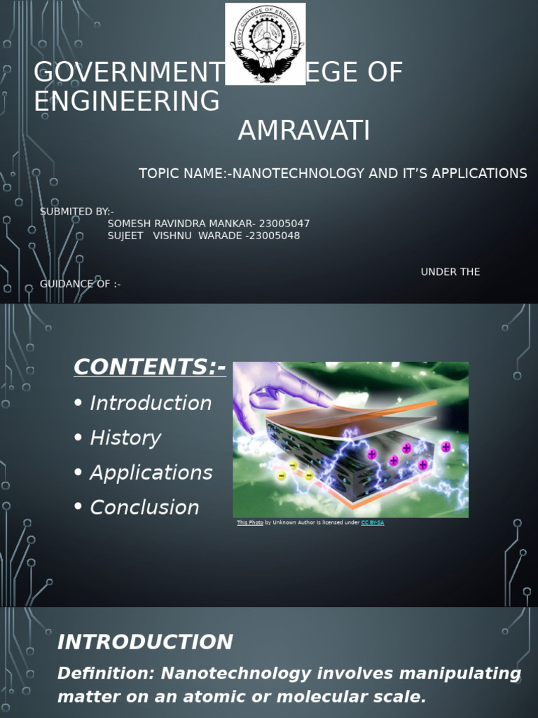 Physics Presentation by Somesh and Sujeet | PDF | Nanotechnology | Physical Sciences