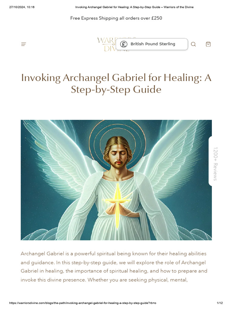 Invoking Archangel Gabriel For Healing - A Step-by-Step Guide ...