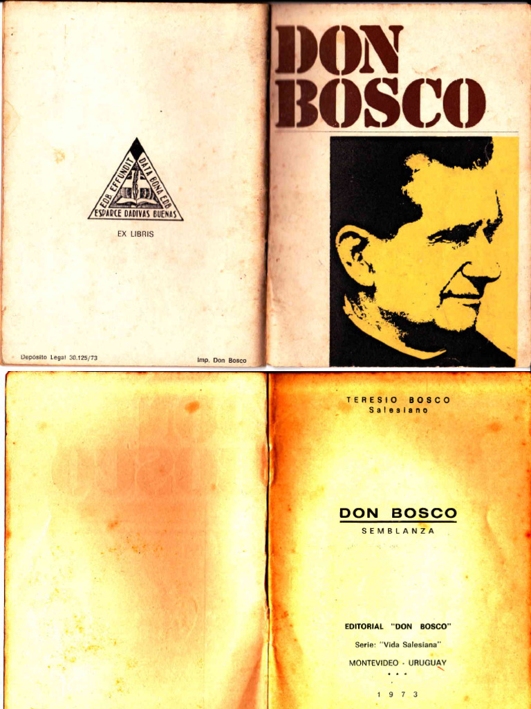 DON BOSCO Teresio Bosco Vida Salesiana URUGUAY 1973 | PDF | Órdenes y ...