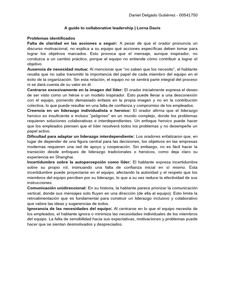 A Guide To Collaborative Leadership - Lorna Davis | PDF | Liderazgo ...