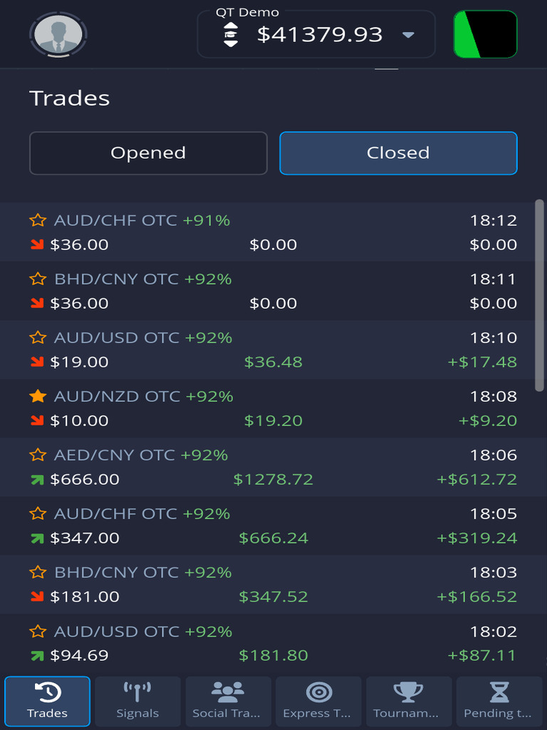 Pocket Option Demo Trading Overview | PDF
