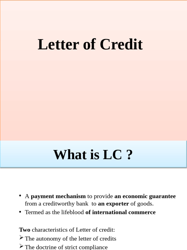 LC Presentation | PDF