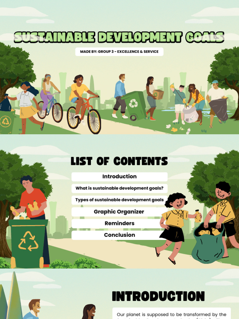 Group 3 - English Sdg | PDF | Sustainability | Sustainable Development