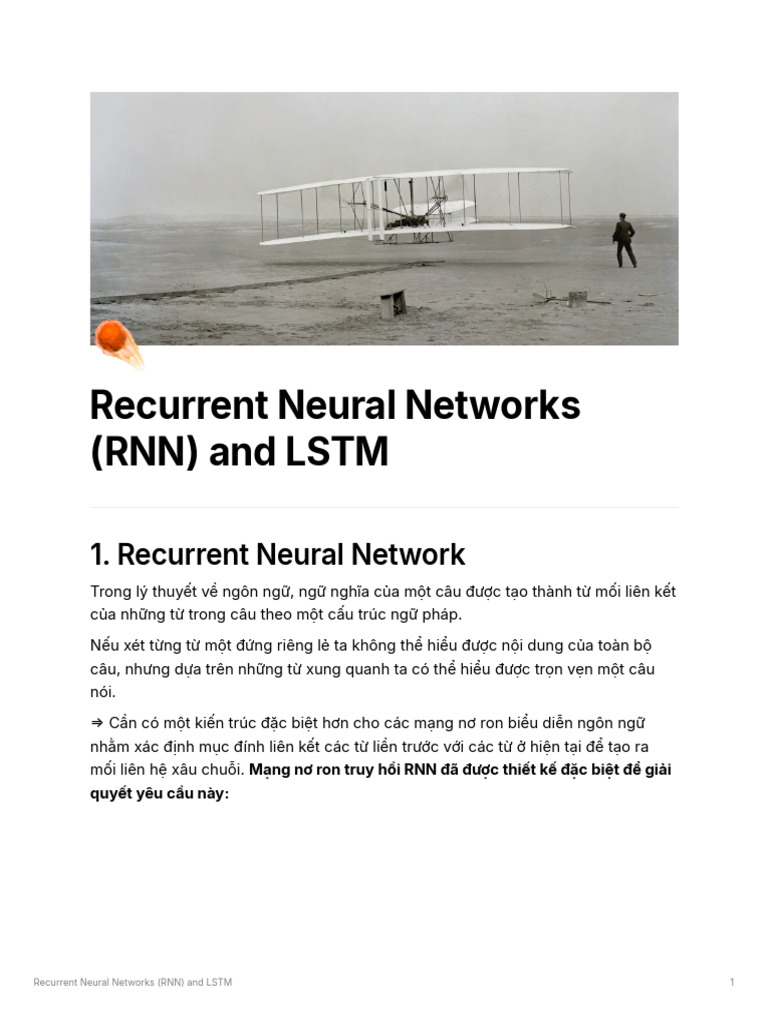 Recurrent Neural Networks Rnn And Lstm Pdf