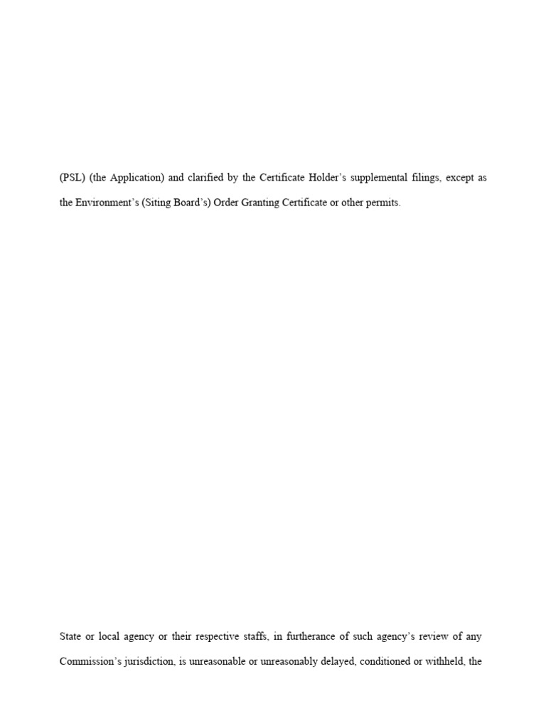 Flint Mine Solar Project Certificate Conditions | PDF | Photovoltaics ...