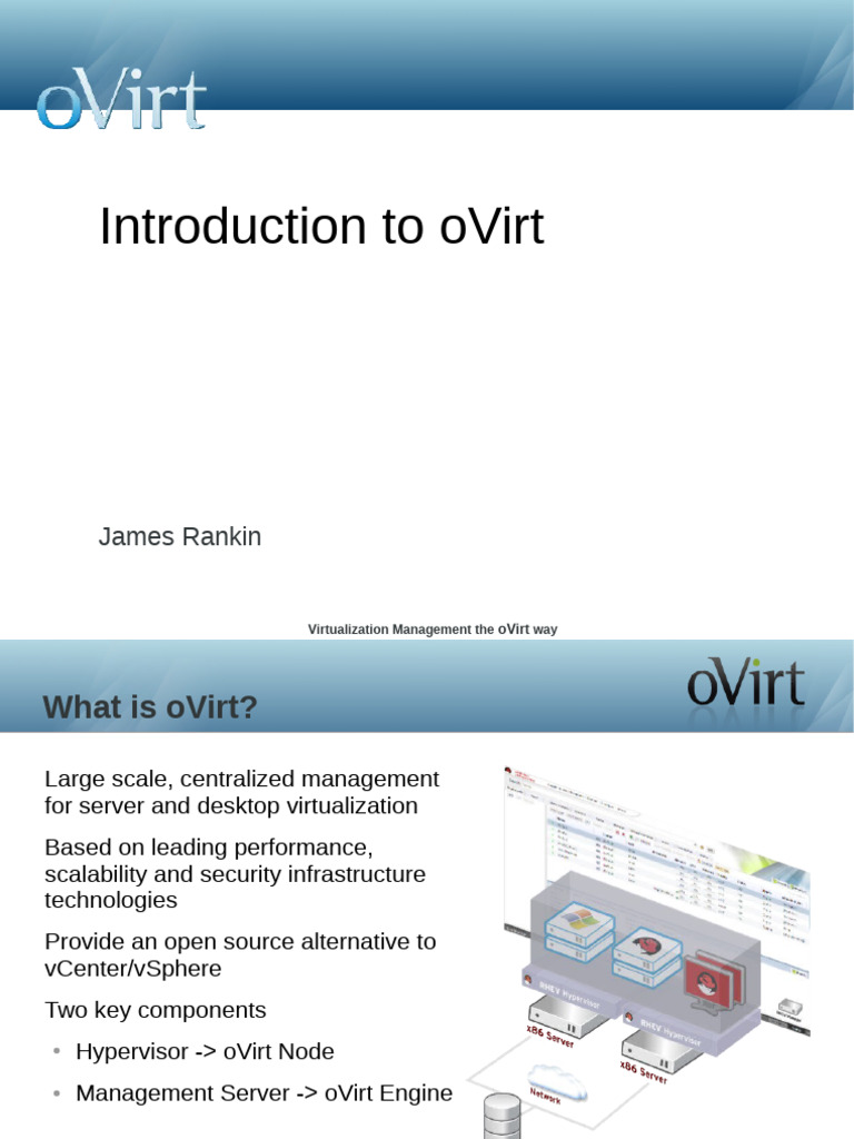 OVirt Intro Netapp Jan2013 | PDF | Virtualization | Virtual Machine