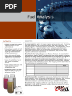 Fuel Analysis Report Explanation | PDF | Diesel Fuel | Viscosity