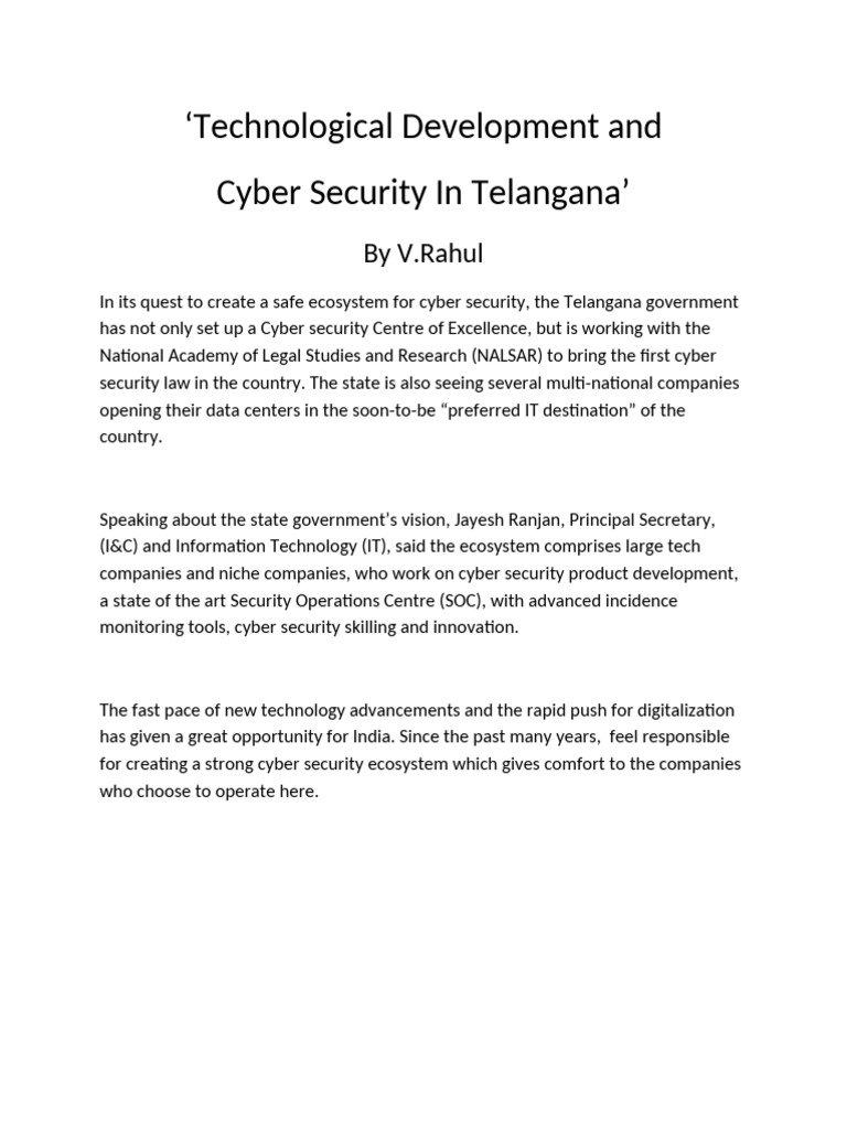 Computer Term 2 Project Telangana | PDF