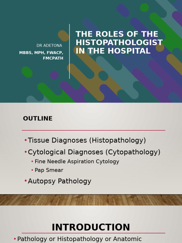 The Roles of The Histopathologist in The | PDF | Cytopathology | Biopsy
