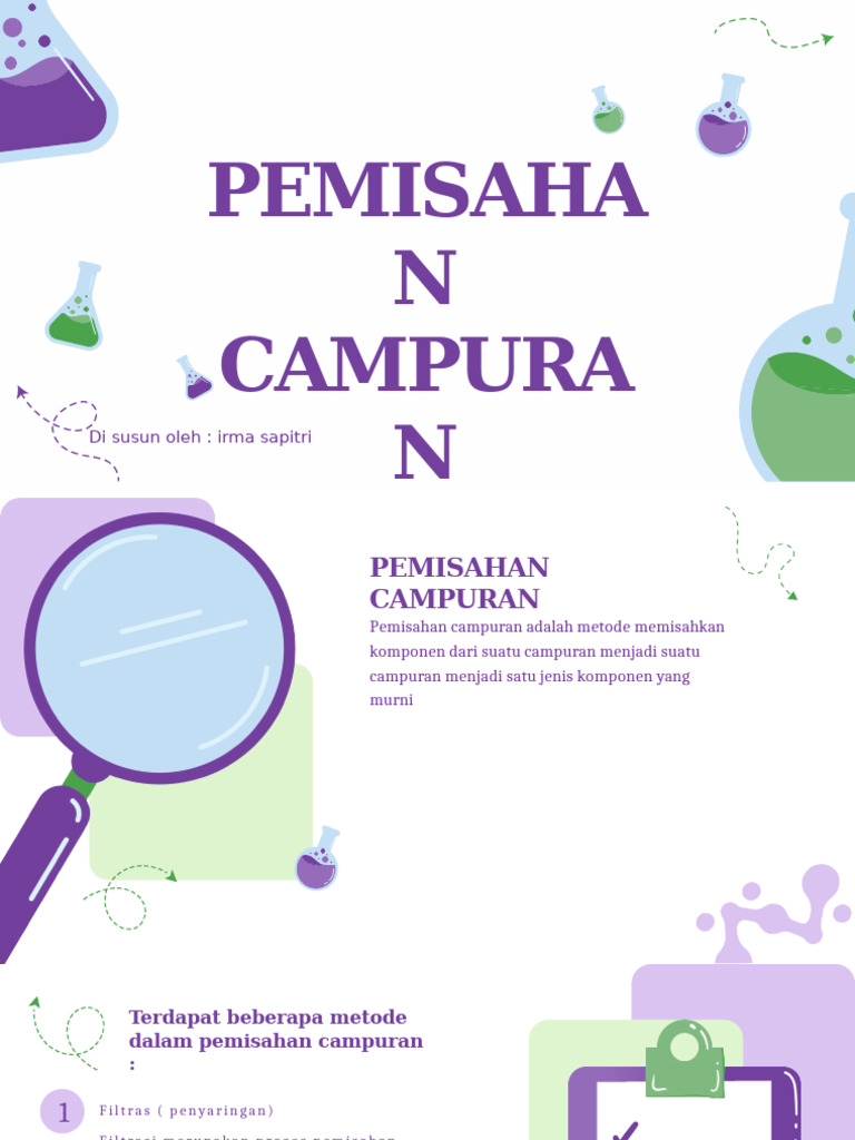 Metode Pemisahan Campuran Sederhana | PDF