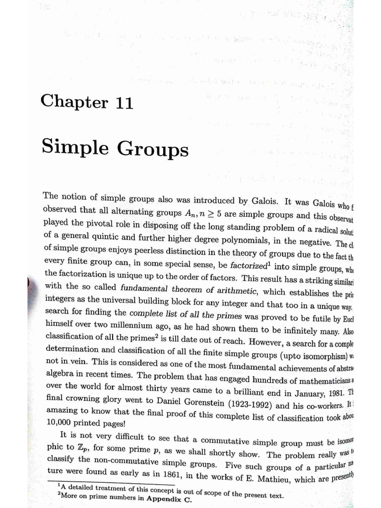 Simple Groups | PDF
