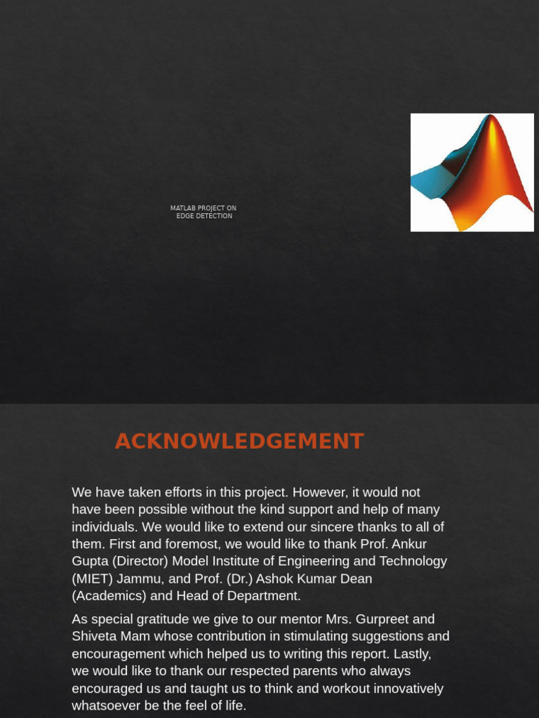 MATLAB Edge Detection Project Guide | PDF | Image Segmentation | Image Processing