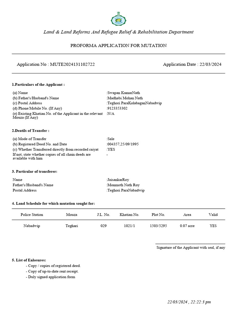 Mutation Application | PDF