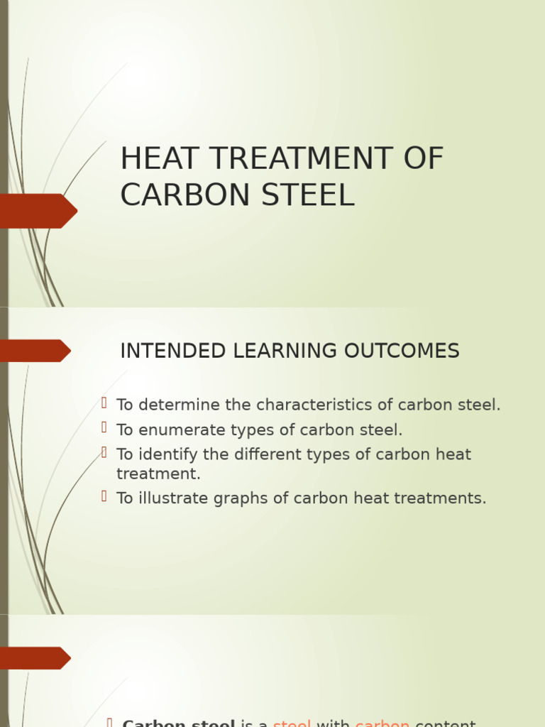 Heat Treatment | PDF | Steel | Heat Treating