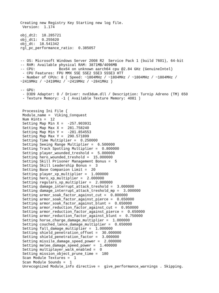 RGL Log | PDF | Operating System Families | Computer Hardware