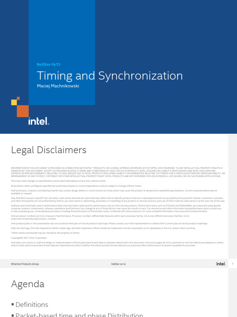 Introduction To Time Synchronization Over Ethernet | PDF | Computer Engineering | Telecommunications