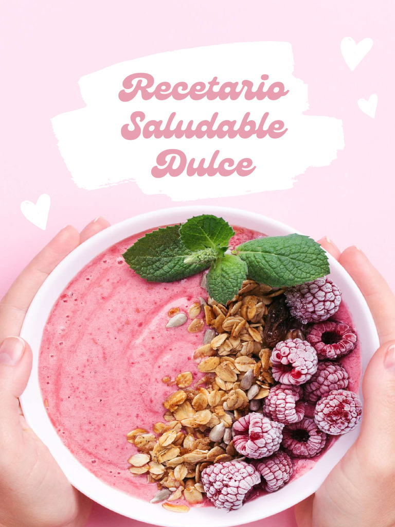 Recetas Dulces Saludables y Fáciles | PDF | Tortita | Panes