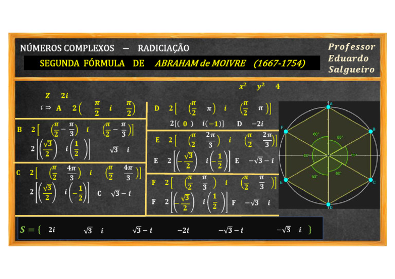 Vértices de Hexágono com Fórmula de Moivre | PDF