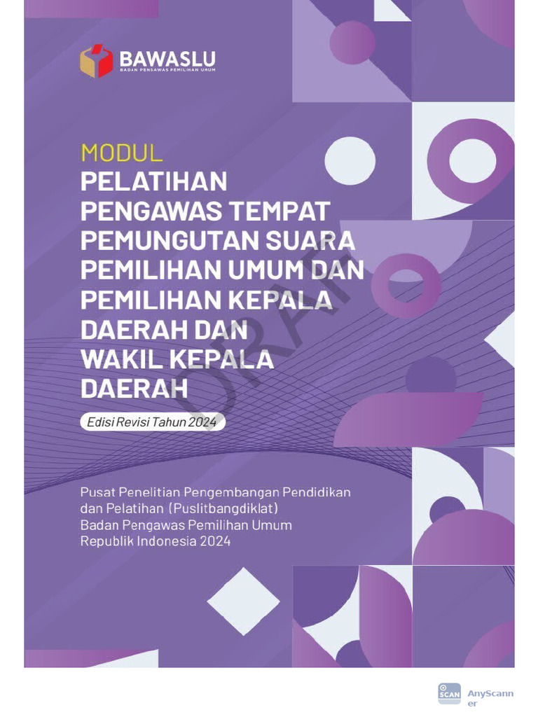Modul Pelatihan Pengawas TPSP Draf 1710 | PDF