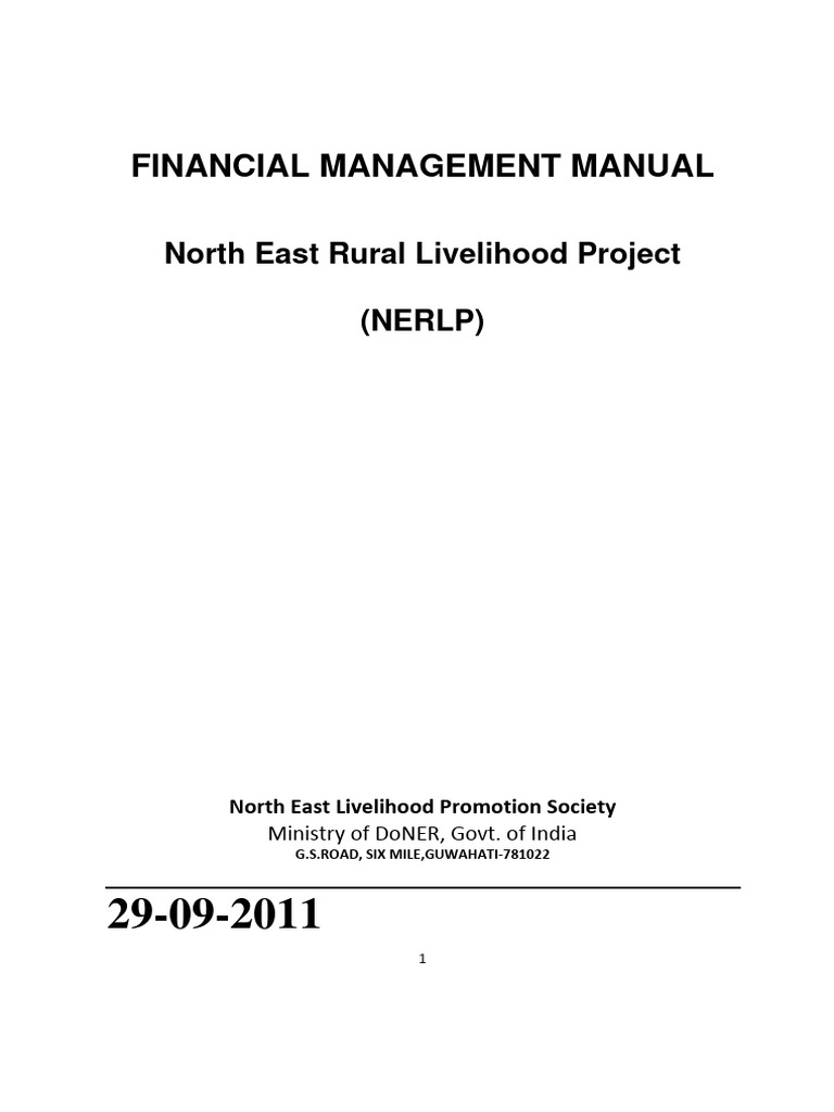 Financial Manual | PDF | Expense | Project Management