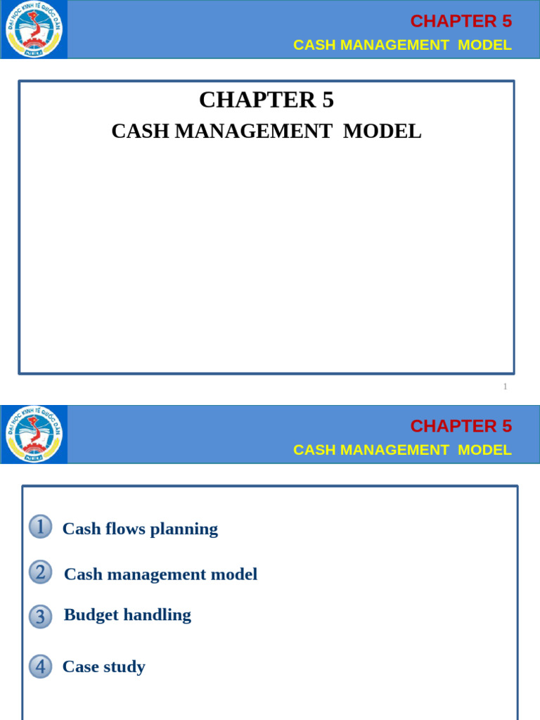 Ch5 - Cash Management Model | PDF | Cash | Banks