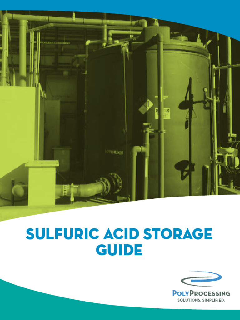 Sulfuric Acid Storage Guide Poly Processing | PDF | Fiberglass | Sulfuric Acid