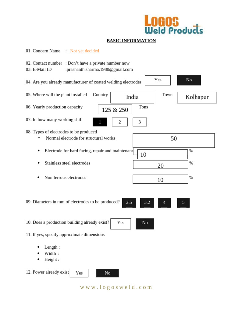 Basic Info For Customer | PDF