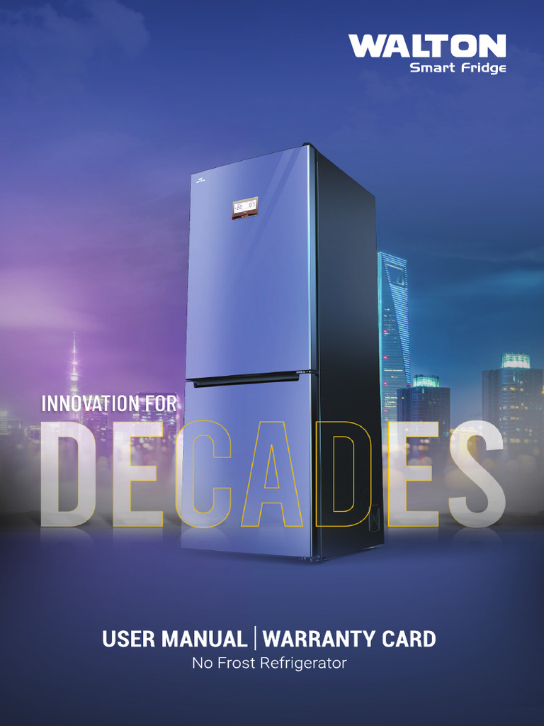 Walton Smart Fridge - Manual | PDF