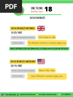 Como Escrever Datas em Inglês | PDF | Línguas faladas no Reino Unido ...