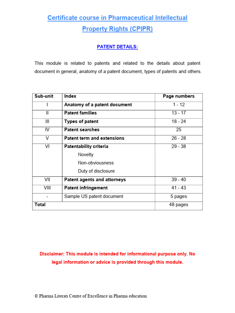 Module III Indian Patent Scenario | PDF | Patent Application | Patent