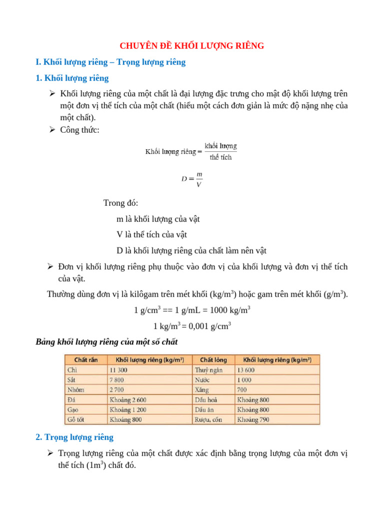 Lý Thuyết + Bài Tập Klr | PDF
