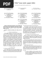 IEEE - Conference Template A4 | PDF | International System Of Units | Bracket