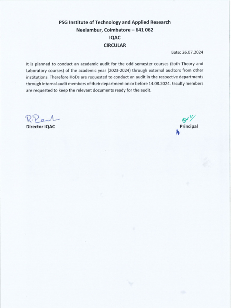 01.acadmic Audit | PDF